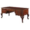 Best Master Furniture Carnegie 72 in. Traditional Walnut Solid Wood ...