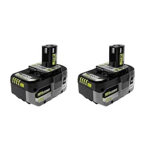RYOBI ONE+ 18V HIGH PERFORMANCE Lithium-Ion 4.0 Ah Battery (2-Pack ...