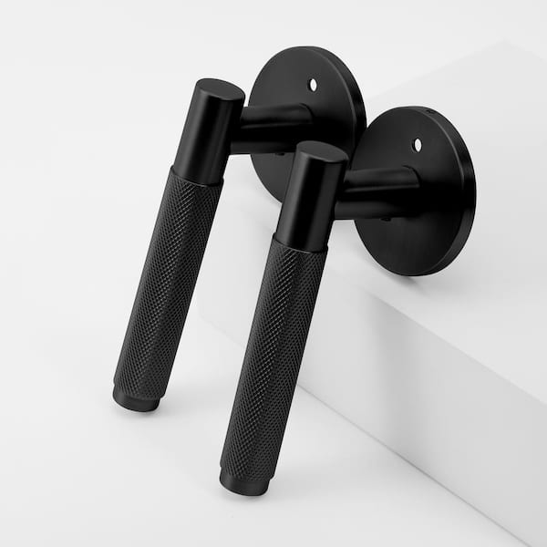 McBowery Taylor Matte Black Combined Modern Designer Interior Door ...