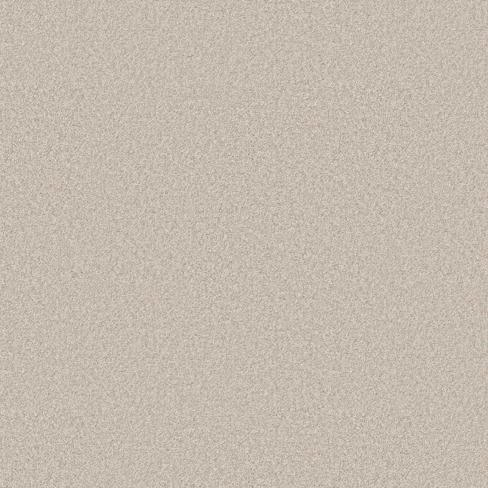 Lifeproof Rosemary I - Chiffon-Beige 12 ft. 42 oz. Polyester Texture ...