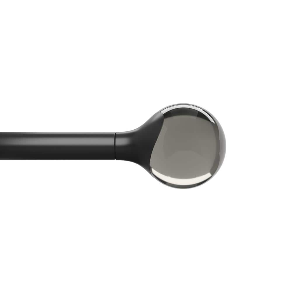 Umbra Orba Expandable 1" Curtain Rod 42 in.-120 in., Black 1019407-038 ...