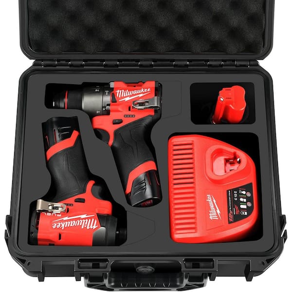 Afoxsos Waterproof Hard Case with Removable Modules for Impact Drill ...