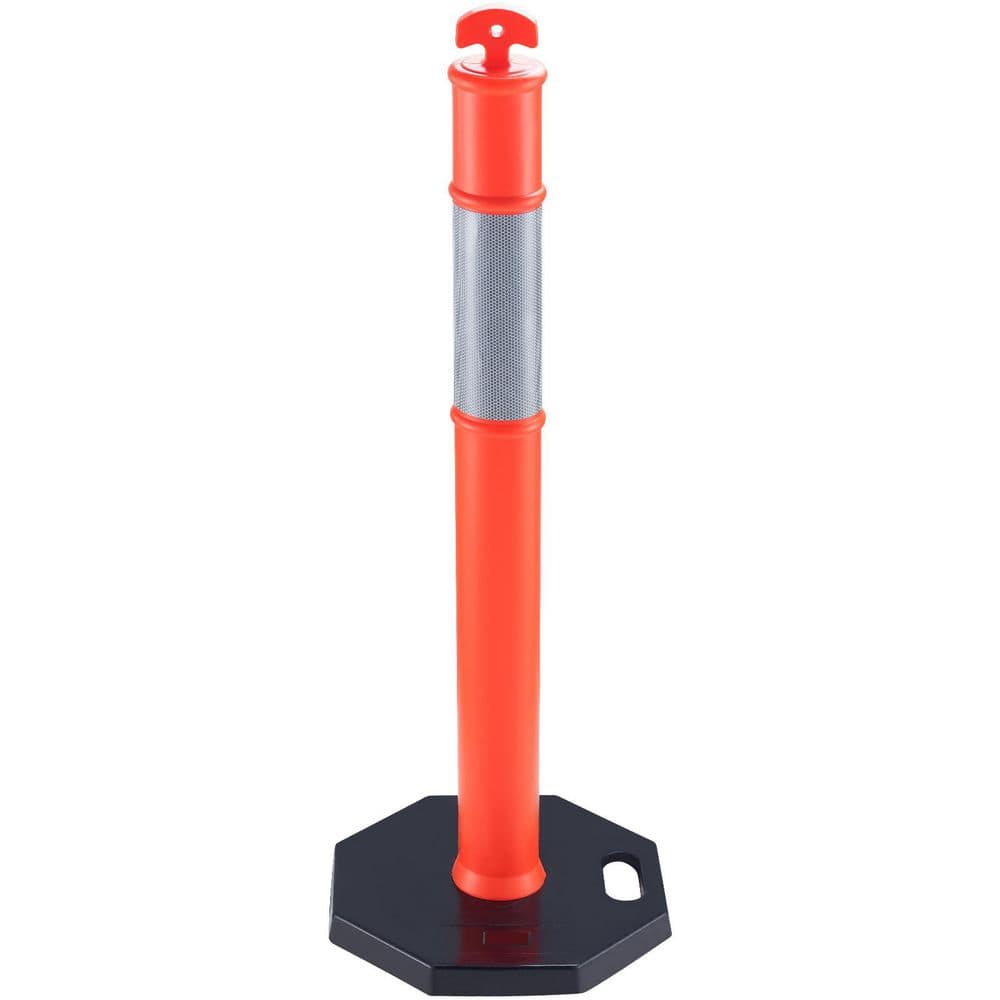 SKYSHALO Traffic Delineator Posts 48 in Traffic Safety Cones Weighted ...