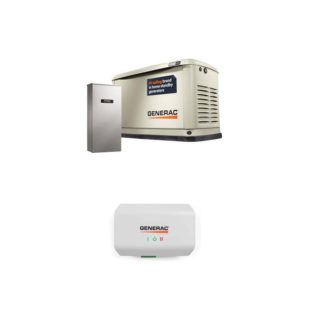 Generac 22,000 Watt Dual Fuel Standby Generator with Smart Home ...