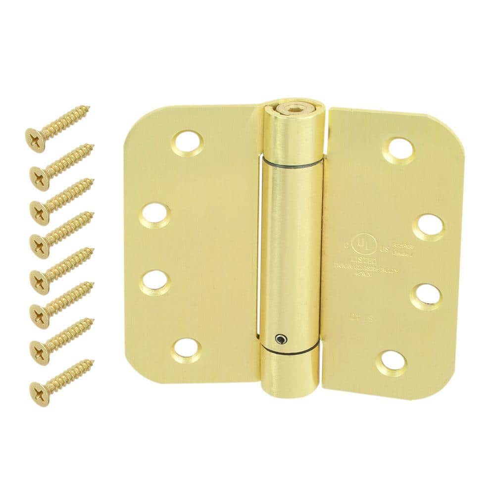 Reviews for Everbilt 4 in. x 5/8 in. Radius Satin Brass Adjustable ...
