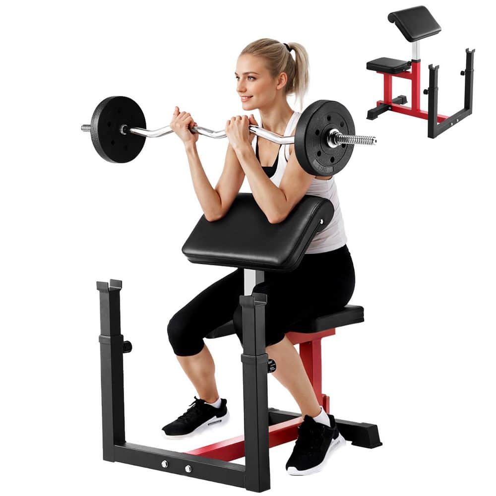 SKYSHALO Weight Bench with Leg Extension, Strength Training Benches ...