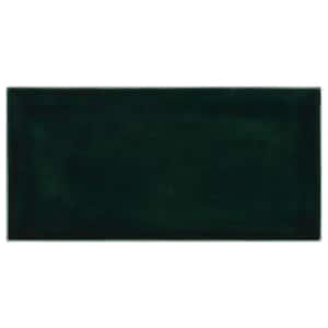 Ivy Hill Tile Delphi Midnight Blue 4.33 in. x 0.51 in. Polished Glass ...