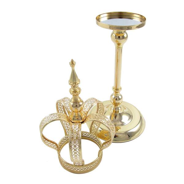 Gold Metal Crown Decor