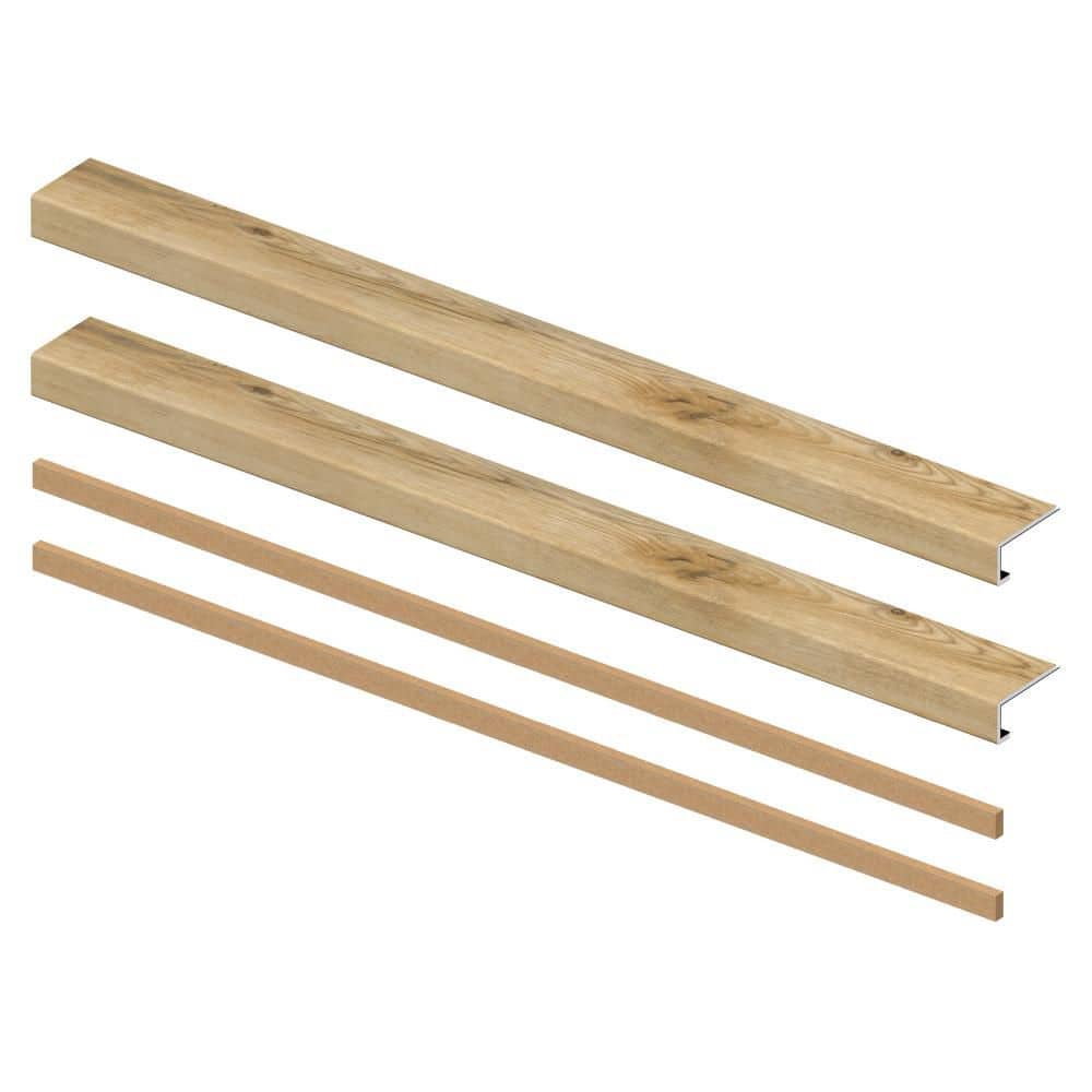 VERSATRIM Montrouge Oak 6.5 mm x 46 in. x 4 in. Exact Match Small ...