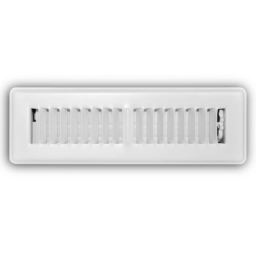 Everbilt 2 In X 10 In 2 Way Steel Floor Register In White E150MW02X10 everbilt-2-in-x-10-in-2-way-steel-floor-register-in-white-e150mw02x10