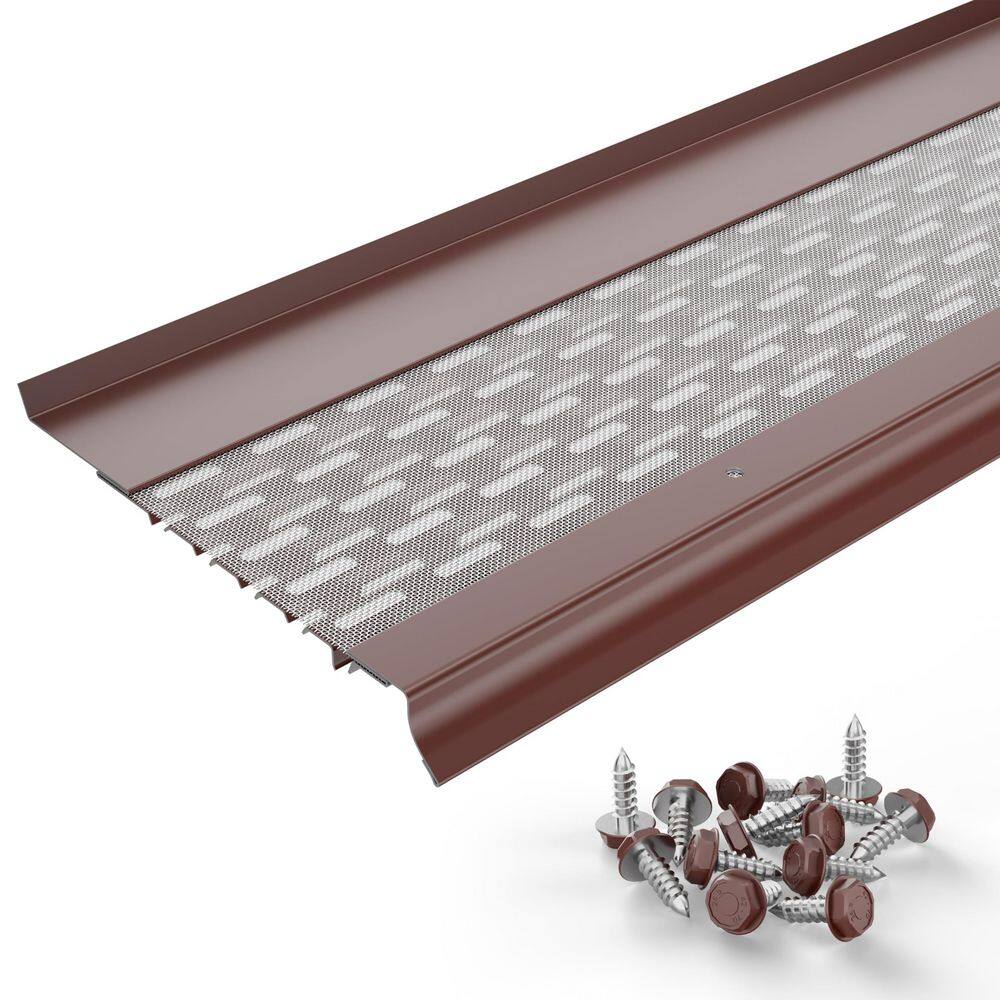 WATERLOCK Micromesh [6 in. x 1 ft.] Gutter Guard for 6 in. K-Style and ...
