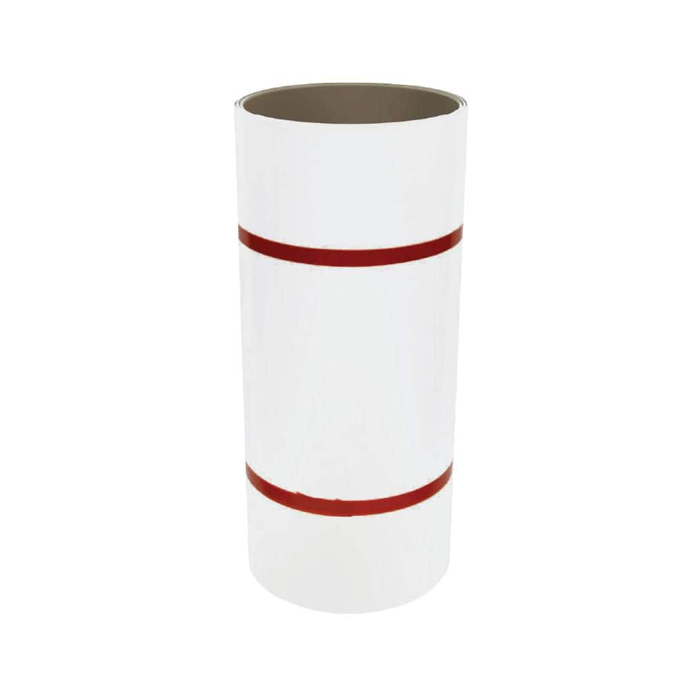 Amerimax Home Products 24 in. x 50 ft. Lomar White Aluminum PVC ...