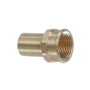 Viega ProPress 1/2 in. FTG x 3/4 in. FPT Zero-Lead Bronze Street Adapter (5-Pack) 79435 - The ...