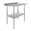 AMGOOD 24 in. x 36 in. Stainless Steel Kitchen Utility Table with 1.5 ...