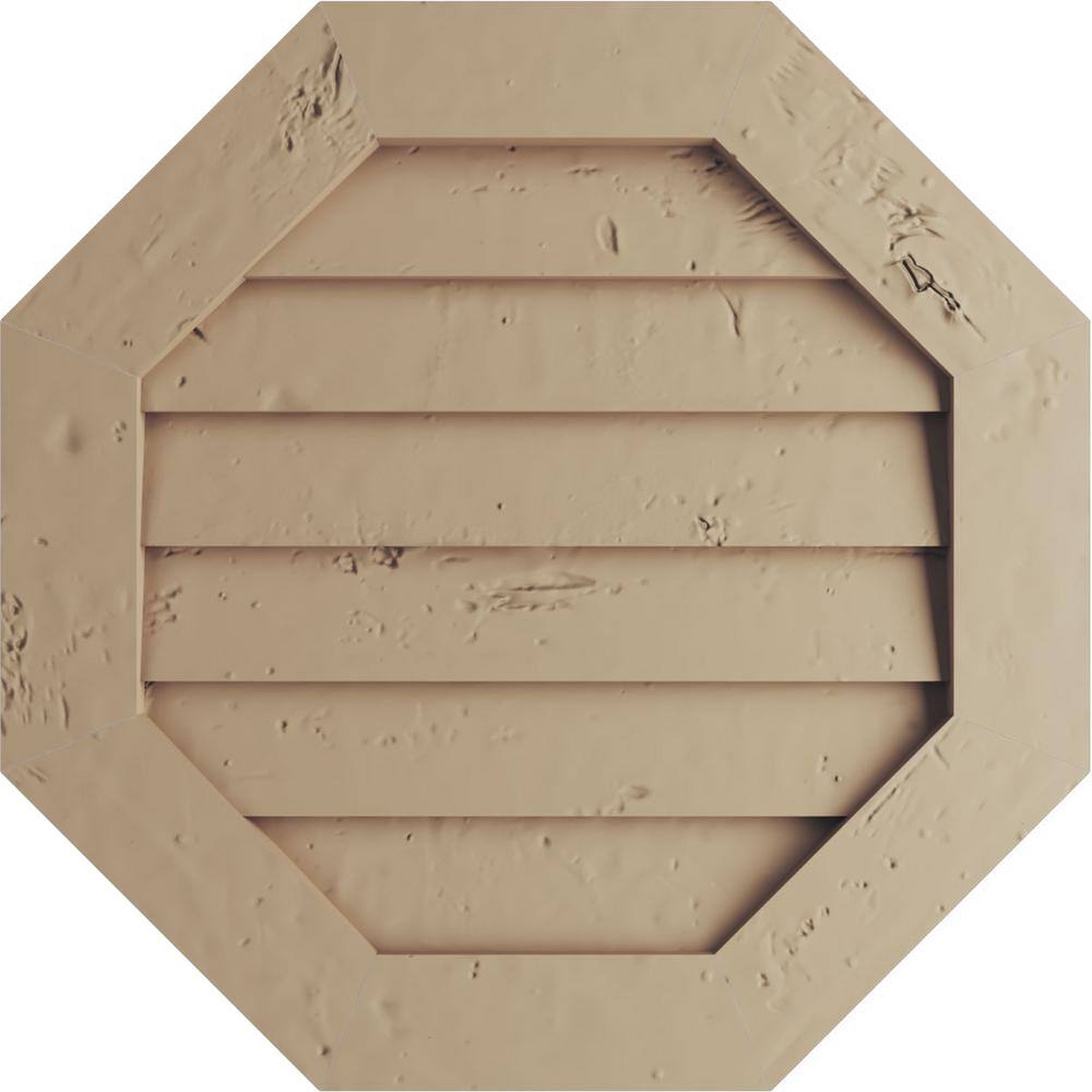 Ekena Millwork 30 in. x 30 in. Octagon Knotty Pine Polyurethane ...