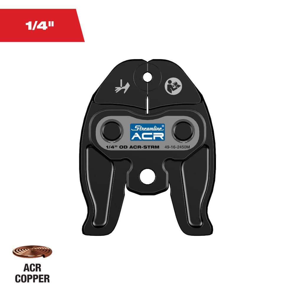 Milwaukee 1/4 in. Streamline ACR Press Jaw for M12 FORCE LOGIC Press ...