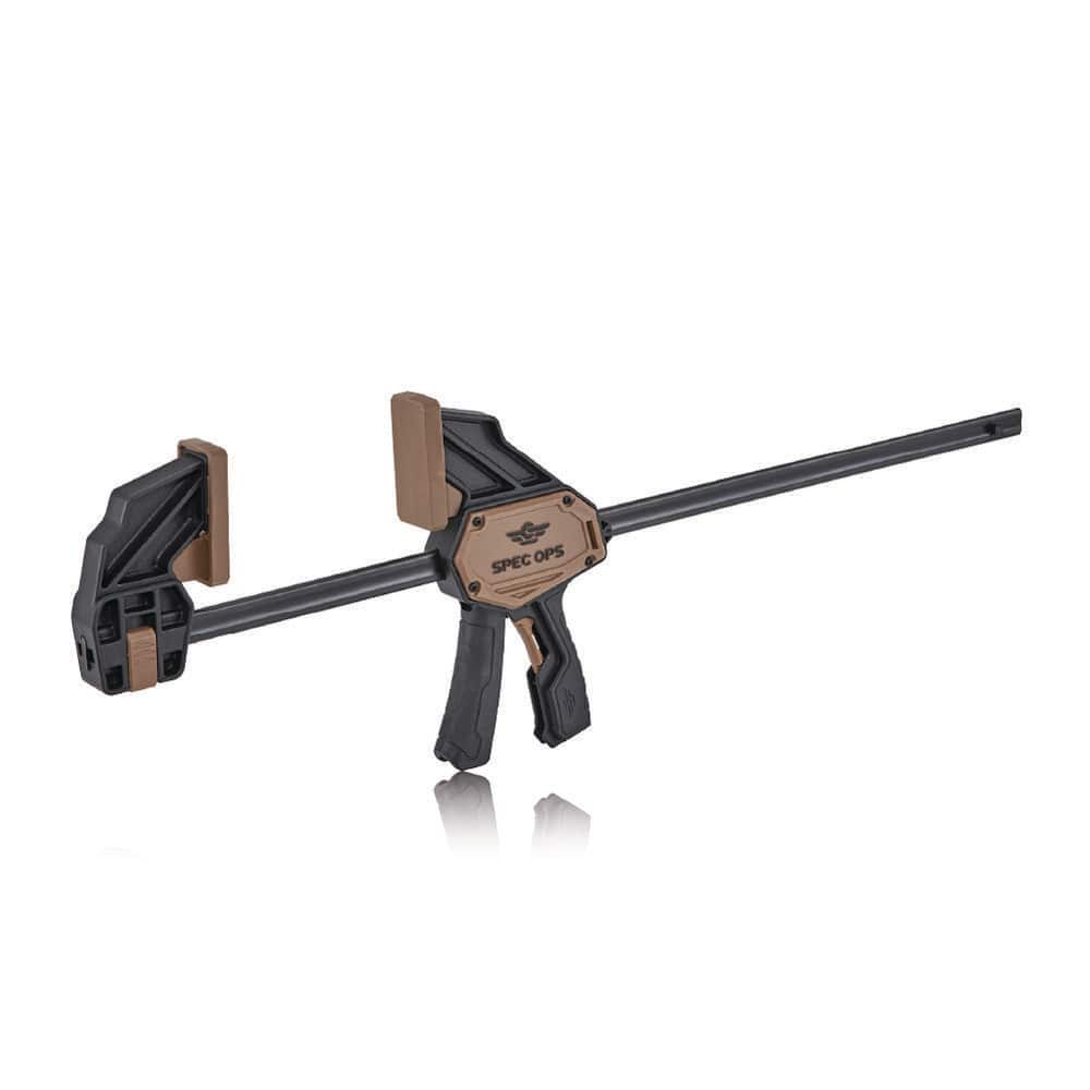 SPEC OPS Trigger Clamp for Woodworking 19 in. Large 1-Handed Bar Clamp ...