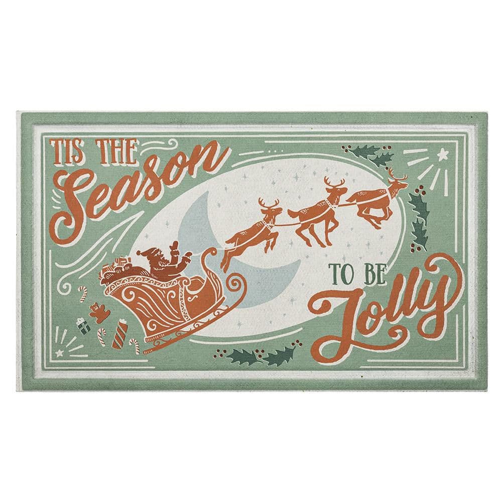 Home Accents Holiday Season to be Jolly Supreme Entry 18 in. x 30 in ...