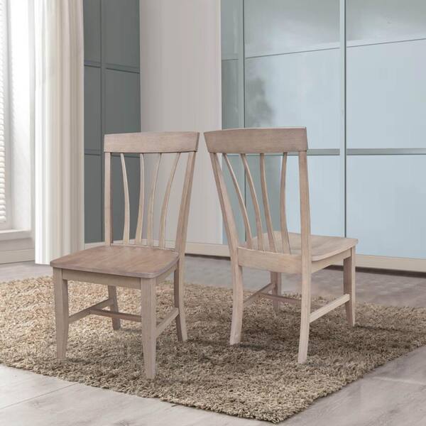 International Concepts Flax Soma Fanback Dining Side Chair Set Of 2
