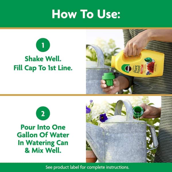 Miracle-Gro Liquid All Purpose Plant Food 32 oz. Concentrate, Feeds Plants Instantly, For All ...