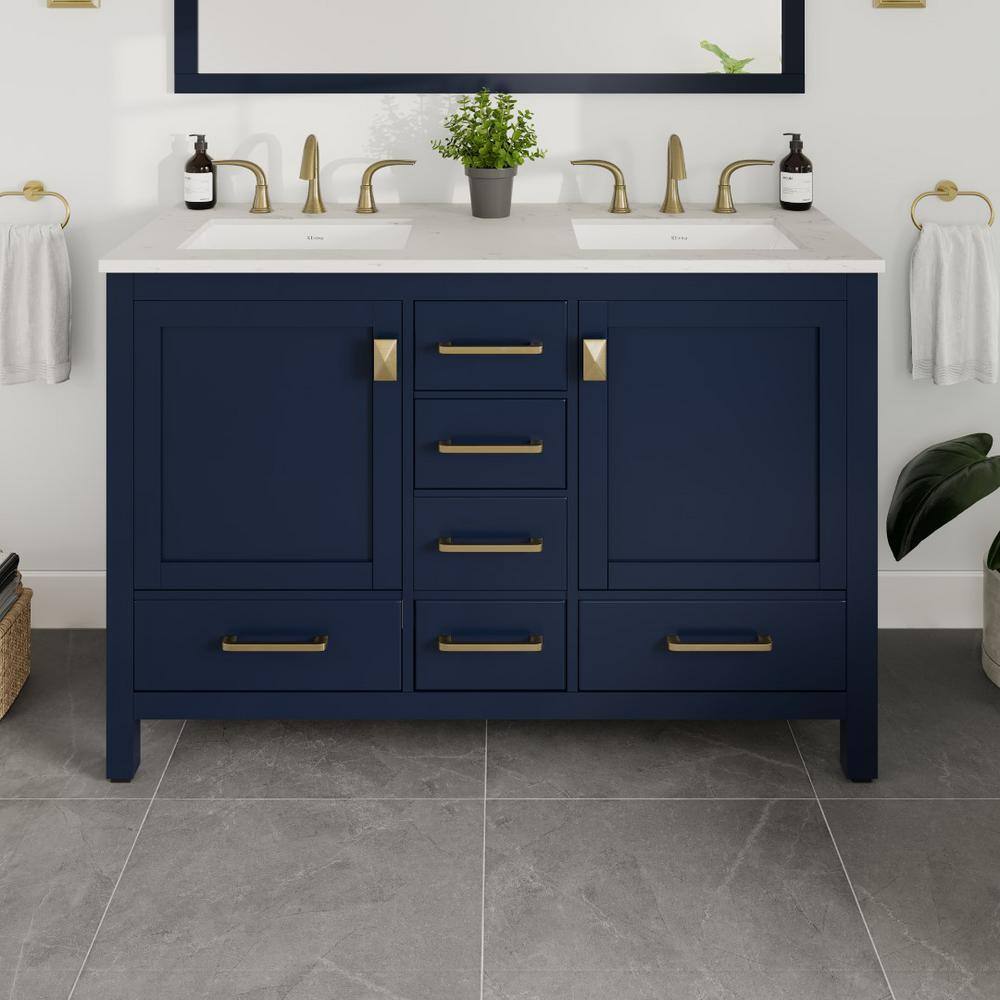 Blue Bathroom Vanity With Sink