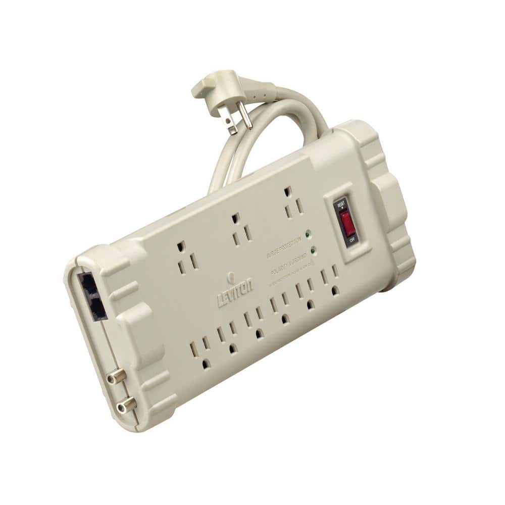 Leviton 15 Amp Office Grade Surge Protected 9-Outlet Power Strip, 2020 ...