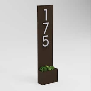 Nite Bright Acanthus Rectangle Reflective Address Post Sign 14337 - The ...