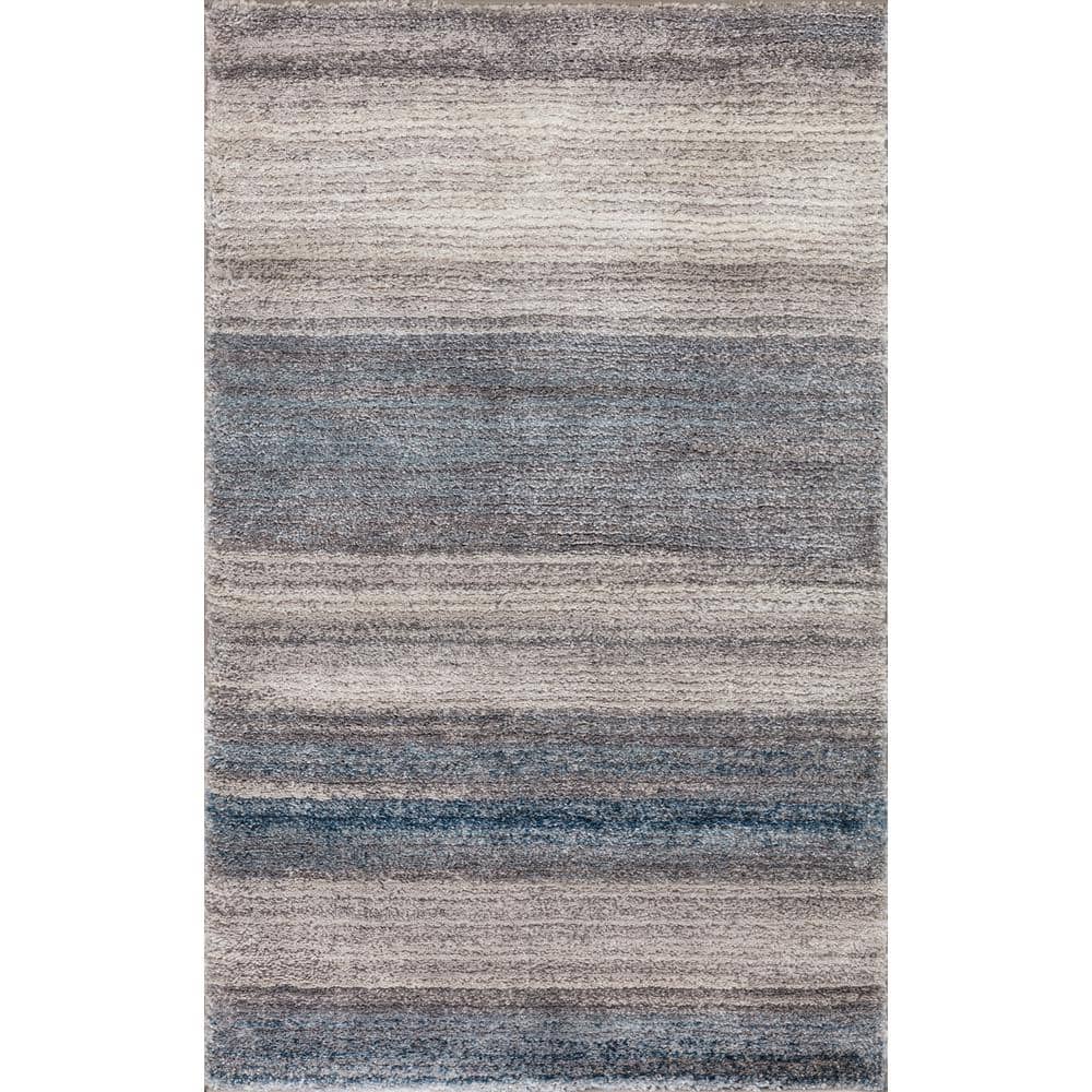 Concord Global Trading Moderno Blue Ombre 3 ft. x 4 ft. Contemporary ...