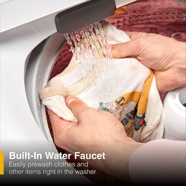 Whirlpool 4.5 cu. ft. Top Load Washer in White with Built-In Water ...