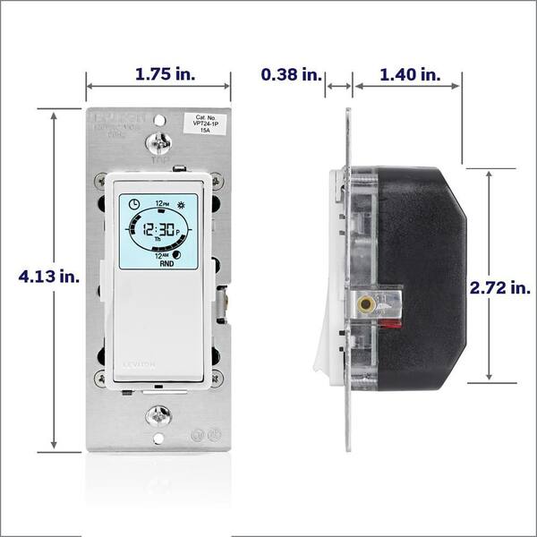 Leviton Programmable Timer Switch LEVITON Switch / Programmable Timer