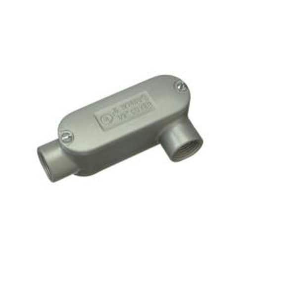 RACO Rigid/IMC 1 in. Type LL Conduit Body EALL-3CG-2 - The Home Depot