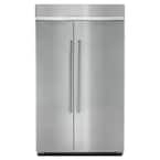 KitchenAid 30 cu. ft. Built-In Side by Side Refrigerator in Panel Ready ...
