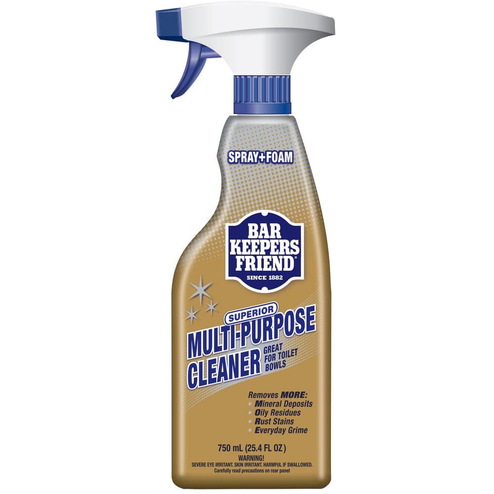 Bar Keepers Friend 25.4 oz. More Spray and Foam All-Purpose Cleaner ...