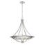 Hunter Perch Point 18 in. 4-Light Brushed Nickel Semi-Flush Mount 19423 ...
