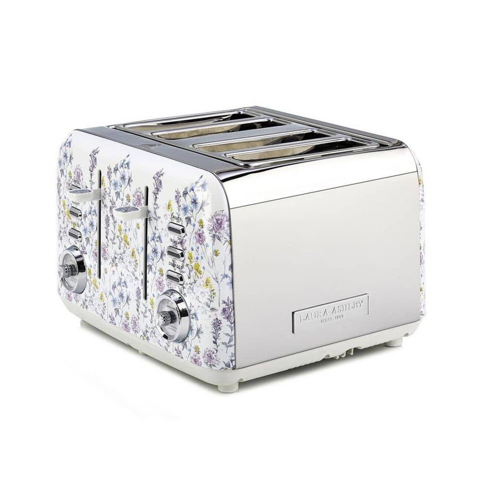 Laura Ashley 1500 Watt 4 Slice Toaster, Wild Meadow VQSBT583LAWM - The ...