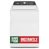 Whirlpool 4.6 cu. ft. White Top Load Impeller Washer with Built-In ...