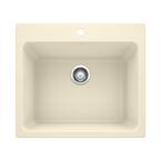 Blanco Liven 25 in. x 22 in. x 12 in. Granite Undermount Laundry Sink ...