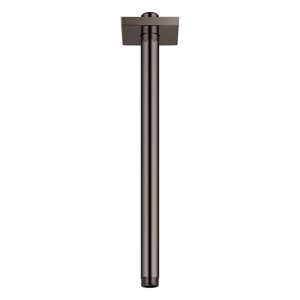 GROHE Rainshower 12 in. Ceiling Shower Arm with Square Flange in Hard ...