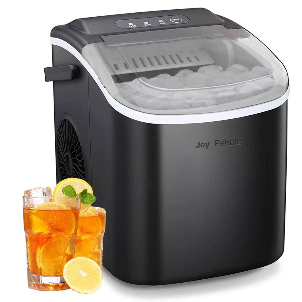 COWSAR 8.7 in. W 26 lbs. Per Day Bullet Ice Portable Counter Top Ice ...