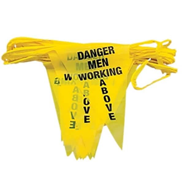 Pennant Perimeter Warning Line Danger Men Roof Safety Tool 10067 - The ...