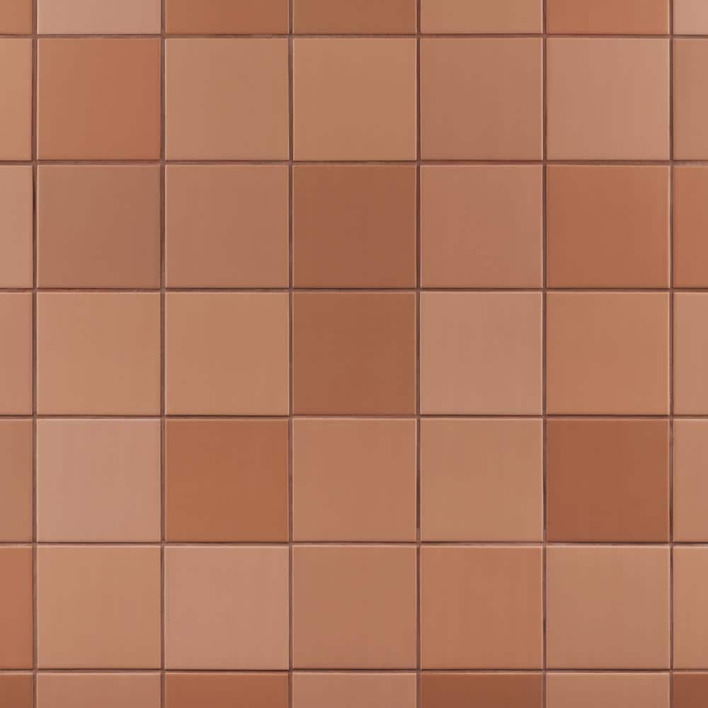 Ivy Hill Tile Reborn Terracotta 4.84 in. x 4.84 in. Matte Porcelain ...