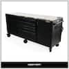 Husky 84 in. W x 24 in. D 9-Drawer Heavy-Duty Mobile Workbench with ...