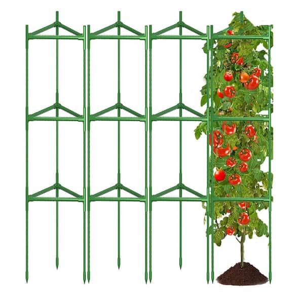 FAWEY TRED INC 66 in. H x 16 in. W Metal Plant Support Stakes with ...