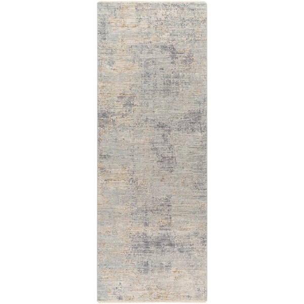 Livabliss Avant Garde Grey/Brown 3 ft. x 10 ft. Modern Indoor Area Rug ...