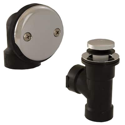 JONES STEPHENS Toe Touch Bath Tub Drain Conversion Kit with 2-Hole ...