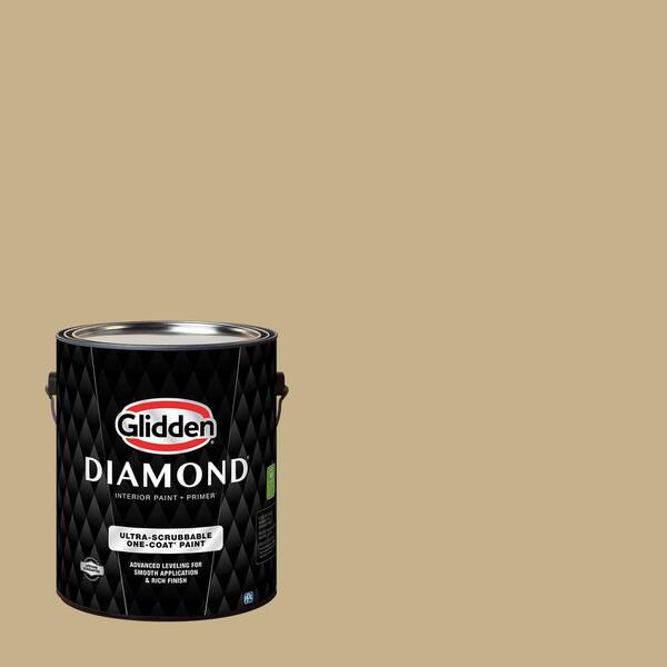 Glidden Diamond 1 gal. PPG1103-4 Earthy Cane Semi-Gloss Interior Paint ...