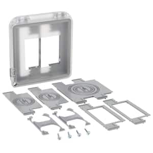 Commercial Electric 2-Gang Non-Metallic Weatherproof Toggle Switch ...