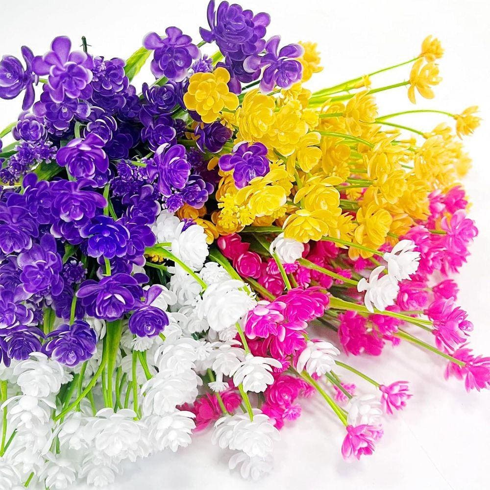 Indoor/Outdoor 12.5 in. Multi-Colored Artificial Other Daffodil ...