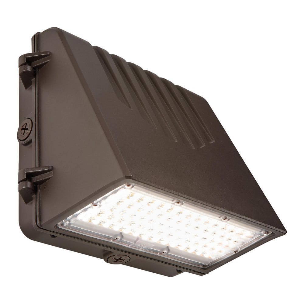 Maxxima 800-Watt Equivalent Commercial Integrated LED Wall Pack Light ...