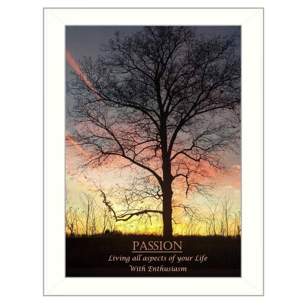 HomeRoots Charlie Passion 1-Piece Framed Wall Art 10 in. x 14 in ...